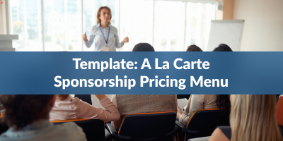 À La Carte Sponsorship Menu Template | EventMobi